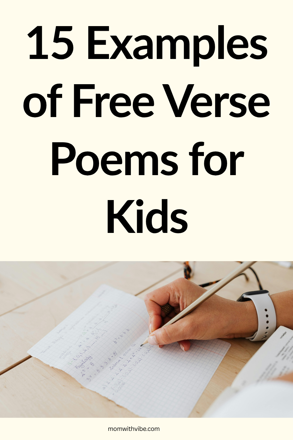 15 Examples of Free Verse Poems for Kids - Mom With Vibe