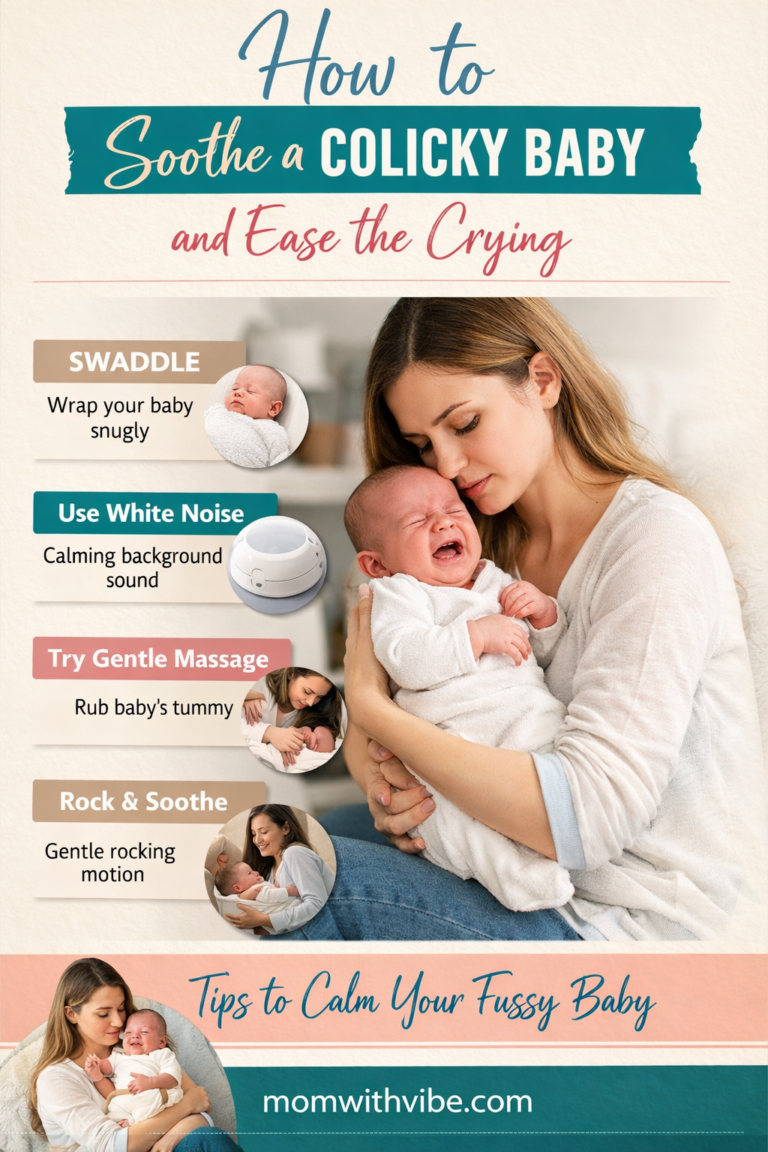 How to Soothe a Colicky Baby and Ease the Crying - Mom With Vibe